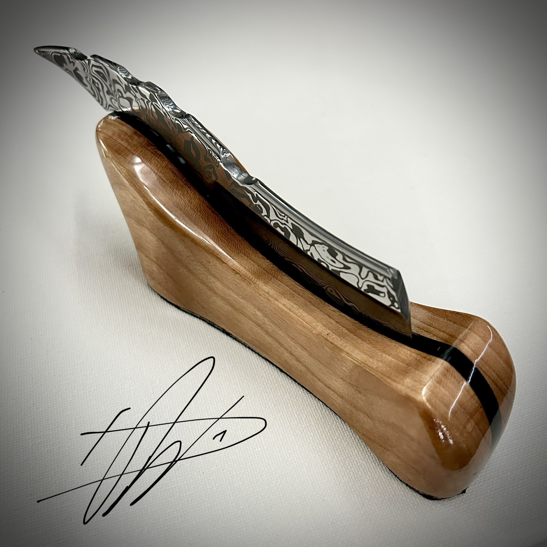 Woolfblades 349 Custom Made in a Vinland Damasteel razor ,And the ...